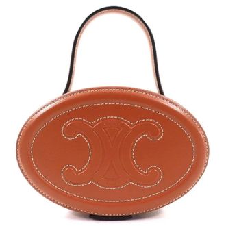 Celine Pre-owned Cuir sacs-main - Femme - Pre-owned - Brun - Taille: ONE Size