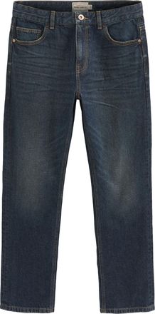 Next Herren Klassisches steife Jeans - Straight Fit Blau get&ouml;nt W: 36 / L: 31