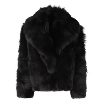 BLANCHA Toscana Shearling Jacke - - Jackets - Damen - Schwarzk - XS