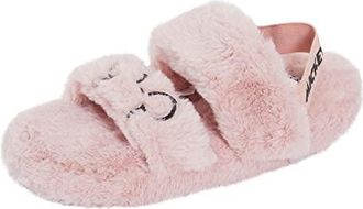 Disney Chaussons Mickey Mouse en fausse fourrure pour femme, rose, 38 EU