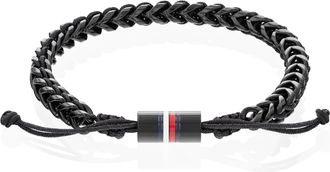 Tommy Hilfiger Jewelry Kordelarmband für Herren Schwarz - 2790513