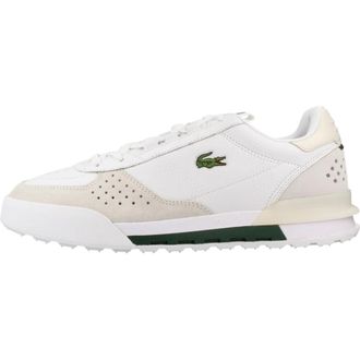 Lacoste Slam Break Leder-Sneakers - - Shoes - Herren - Wei&szlig; - 44 EU