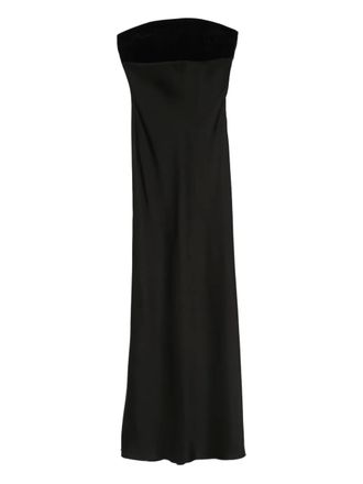 Max Mara Schulterfreies Kleid - Schwarz