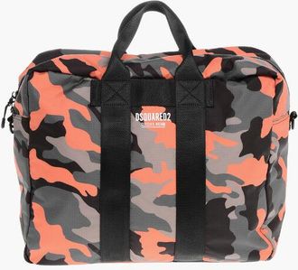 Dsquared2 Nylon Camouflage Travel Bag CERESIO size One Size