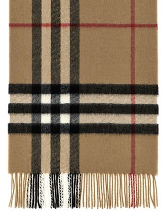 Burberry Burberry Check Cashmere Scarf - Beige