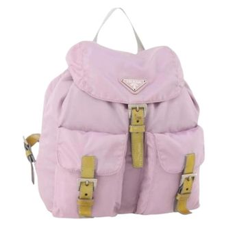 Prada Pre-owned Vintage Nylon Rucksack - - Pre-owned - Damen - Rosa - ONE SIZE