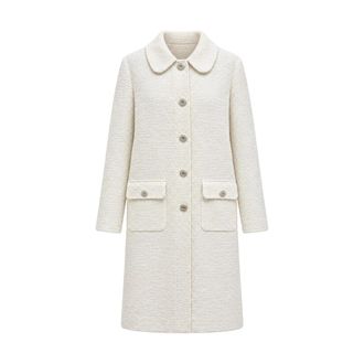 Dolce & Gabbana Einknopfmantel - - Coats - Damen - Wei&szlig; - S
