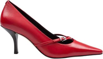 Michael Kors Femme, Chaussures, Rouge, Taille: 37 EU Escarpin en cuir Selina