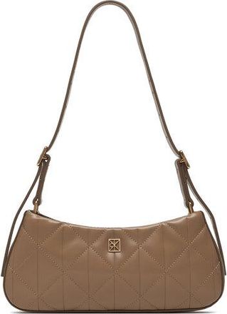 Calvin Klein Handtasche Quilted Sm Shoulder Bag LV04F3327G Beige