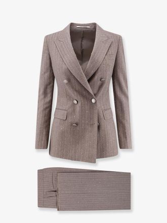 Tagliatore Parigi double-breasted virgin wool tailleur - TAGLIATORE - gender_Woman