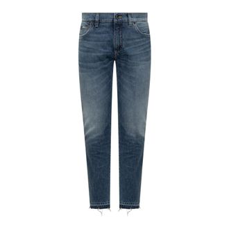 Dolce & Gabbana Homme, Jeans, Bleu, Taille: L Jeans slim-fit en coton stretch
