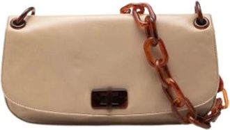 Prada Sac bandouli&egrave;re vintage Pre-owned - Femme - Pre-owned - Beige - Taille: ONE Size
