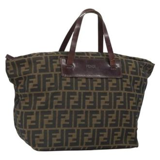 Fendi Pre-owned Zucca Canvas Hand Bag - - Pre-owned - Damen - Braun - ONE SIZE