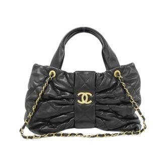 Chanel Pre-owned Schultertasche aus Lammfell - - Pre-owned - Damen - Schwarzk - ONE SIZE