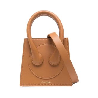 AZ FACTORY Braune Leder-Tote-Tasche - - Bags - Damen - Braun - ONE SIZE
