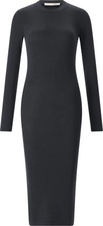 Fear of God Femme, Robes, Noir, Taille: 42 FR Rib Long Sleeve Dress