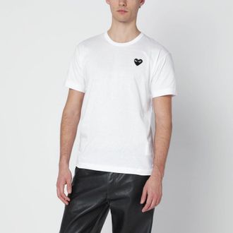 Comme Des Gar&ccedil;ons White cotton T-shirt