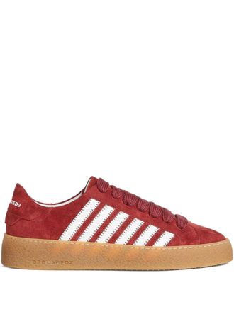 Dsquared2 baskets en daim - Rouge