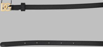 Dolce & Gabbana Logo-Adorned Belt - Black