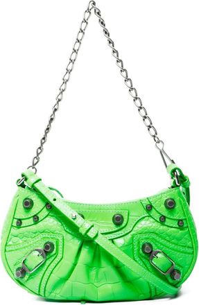 Balenciaga 2020-2025 mini Le Cagole Schultertasche - Gr&uuml;n