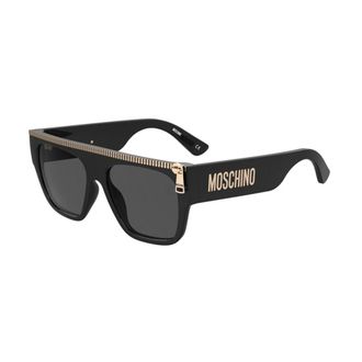 Moschino Hochwertige Sonnenbrille- Authentischer Stil - - Accessories - Herren - Schwarzk - 56 MM