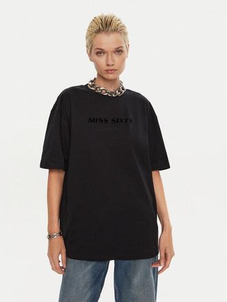 Miss Sixty T-Shirt 6L2SJ2120000 Schwarz Relaxed Fit