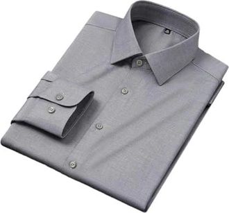 Generic Chemise &agrave; manches longues en laine &eacute;lastique douce pour homme, 2285-06, XXL