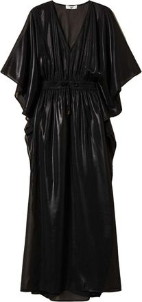 Twin-Set Transparentes Kaftankleid - Schwarz