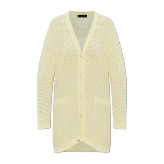Fabiana Filippi Femme, Pulls, Jaune, Taille: 40 FR Cardigan avec poches