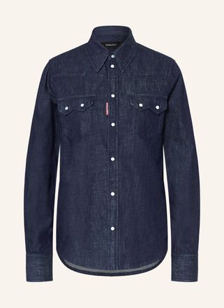 Dsquared2 Jeansbluse Western blau