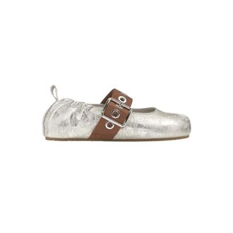 INUIKII Femme, Chaussures, Gris, Taille: 37 EU Molly Studs Ballerina
