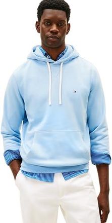 Tommy Hilfiger Sweat &agrave; Capuche en Polaire ESS Seasonal MW0MW39997 pour Homme, Bleu, XL, Bleu (Eau de mer), XL