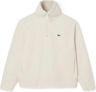 Lacoste Homme, Sweatshirts et sweats &agrave; capuche, Blanc, Taille: XL SweaT-shirt zipp&eacute; en polaire