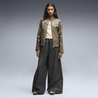 Puma x POWERPUFF GIRLS Oversized Gewebte Hose Damen, Kleidung, Schwarz, XXS