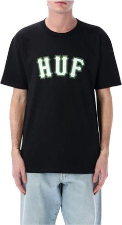 HUF Huf, Homme, Tops, Noir, Taille: S Varsity TShirt Classic Style