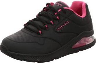 Skechers Cuir synth&eacute;tique pour Femme, Noir, 36 EU