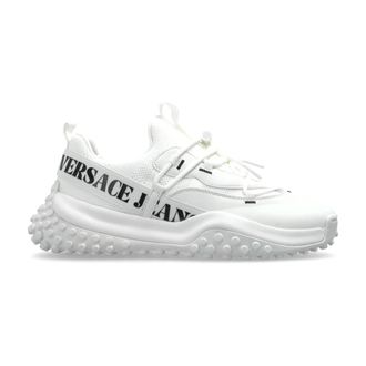 Versace Jeans Couture Sneakers mit Logo-Print - - Shoes - Herren - Wei&szlig; - 43 EU
