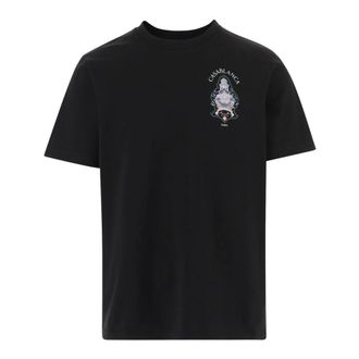 Casablanca Homme, Tops, Noir, Taille: S T-Chemises