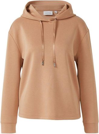 Comma Sweatshirt Sweatshirt Scuba-Sweatshirt mit Kapuze
