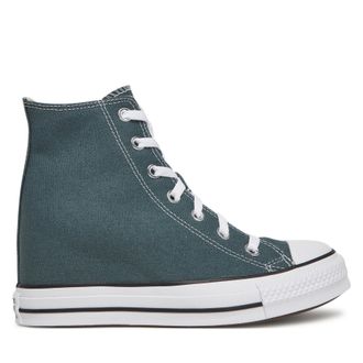 Converse Sneakers aus Stoff Converse Chuck Taylor All Star Wedge A13841C Gr&uuml;n