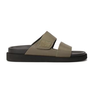 Kazar Khaki Flip-Flops mit zwei Riemen - - Shoes - Herren - Gr&uuml;n - 39 EU