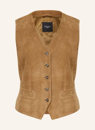 Max Mara Weekend Max Mara Lederweste Vetusta braun