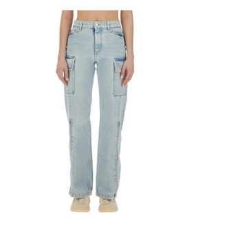 Stella McCartney Vintage Zip Cargo Jeans - - Jeans - Damen - Blau - W26