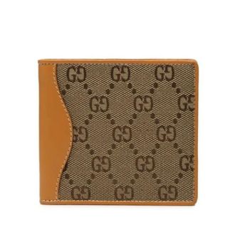 Gucci Portefeuille Bi-fold Pre-owned - Femme - Pre-owned - Brun - Taille: ONE Size