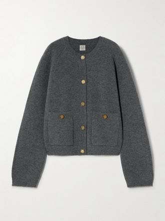 Toteme Cardigan Aus Einer Wollmischung - Grau