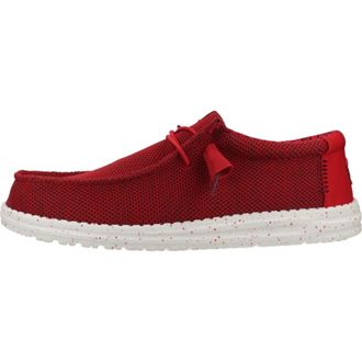Hey Dude Homme, Chaussures, Rouge, Taille: 41 EU Wally Stretch Sox