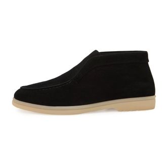 Cesare Gaspari Mocassins hauts Wool Step - Femme - Chaussures - Noir - Taille: 36 EU