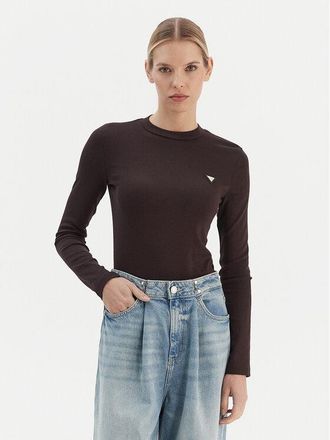 Guess T-Shirt V6RI00 KD741 Braun Slim Fit