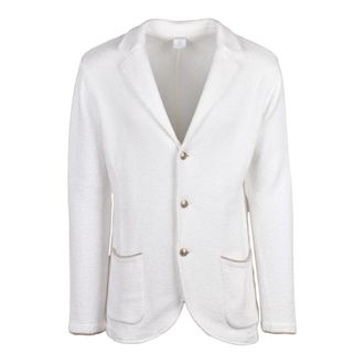 Eleventy Strickblazer - - Jackets - Herren - Wei&szlig; - L
