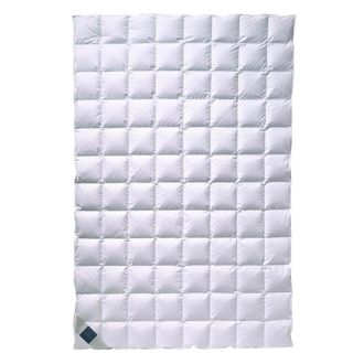 Billerbeck Daunendecke | Nena | 155 x 220 cm | 100% Daunen | Optimale W&auml;rme- und Feuchtigkeitsregulierung | Hausstauballergiker geeignet | Sommerleicht
